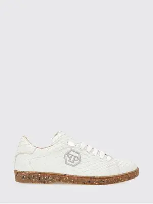 Philipp Plein Python Leather Sneakers - White
