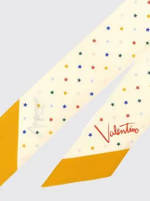 Valentino Garavani Star Print Silk Twill Bandeau