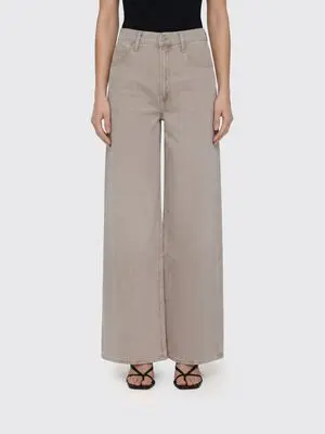 MOTHER Wide-leg Stretch Denim Jeans - Brown