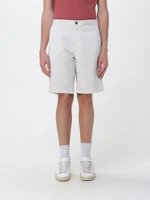 BLAUER. Stretch Cotton Chino Shorts - Grey