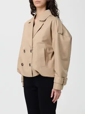 Pinko Short Double-breasted Trench Coat