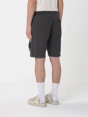 Stone Island Logo Patch Cargo Shorts - Charcoal
