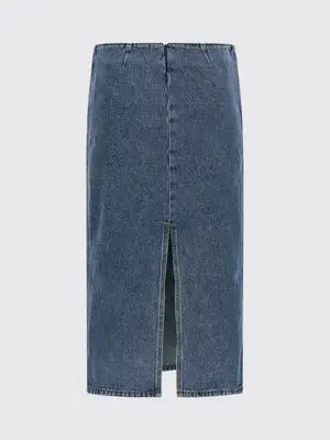 Magda Butrym Cotton Denim Midi Skirt
