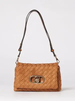 Liu Jo Woven Faux Leather Lapuffy Bag - Brown
