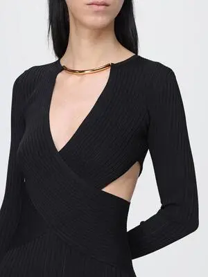 Elisabetta Franchi Viscose Dress - Black