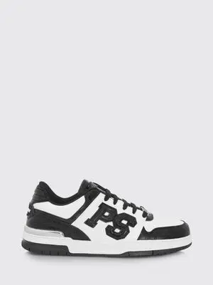 PLEIN SPORT Crocodile Print Leather Sneakers - Bianco 3
