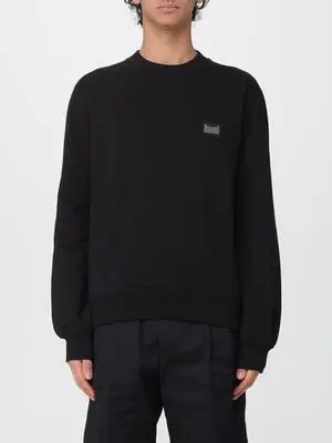 Dolce & Gabbana Cotton Crewneck Sweatshirt - Black