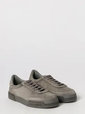 Dolce & Gabbana Portofino Light Suede Sneakers - Grey