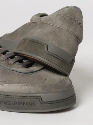 Dolce & Gabbana Portofino Light Suede Sneakers - Grey