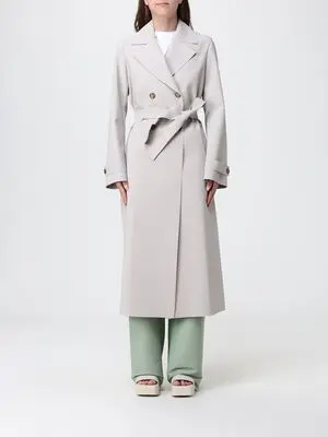 Max Mara Cedro Double-breasted Trench Coat - Sand