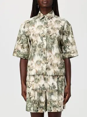 Max Mara Abstract Pattern Cotton Shirt