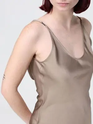 Brunello Cucinelli Silk Top - Brown