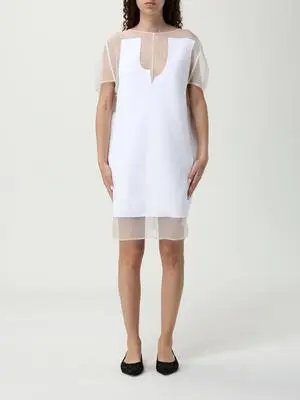 Khaite Sheer Overlay Dress