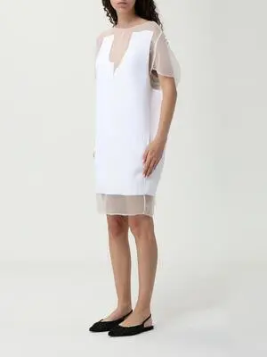 Khaite Sheer Overlay Dress