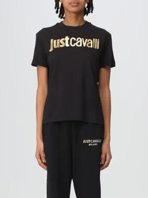 Just Cavalli Logo T-shirt - Black