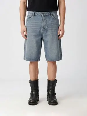 DAILY PAPER Cotton Denim Shorts - Blue