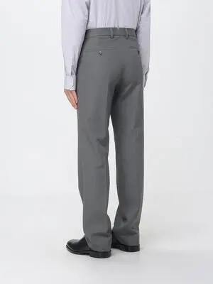 AMI Paris Straight Wool Trousers