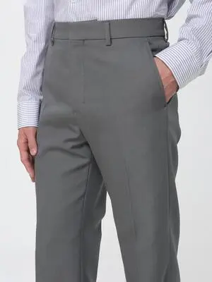 AMI Paris Straight Wool Trousers