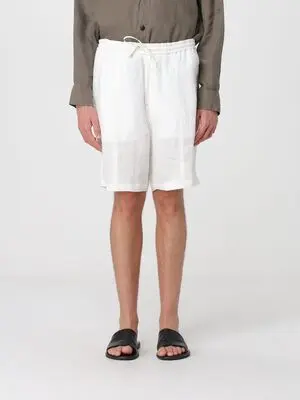 Emporio Armani Linen Shorts - White