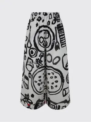 DANIELA GREGIS Printed Wide Leg Trousers