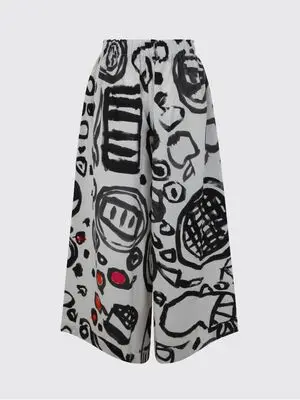 DANIELA GREGIS Printed Wide Leg Trousers