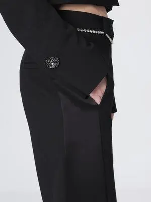 Pinko Flared Viscose Trousers