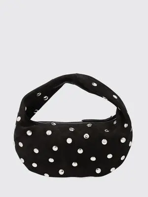 Khaite Olivia Suede Bag - Black