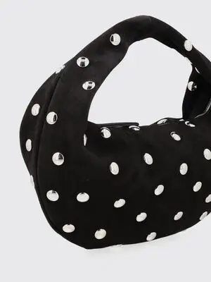 Khaite Olivia Suede Bag - Black