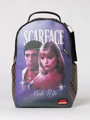 SPRAYGROUND Scarface Mob Wife Saffiano Faux Leather Backpack - Multicolor