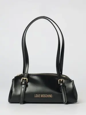 Moschino Faux Leather Bag - Black