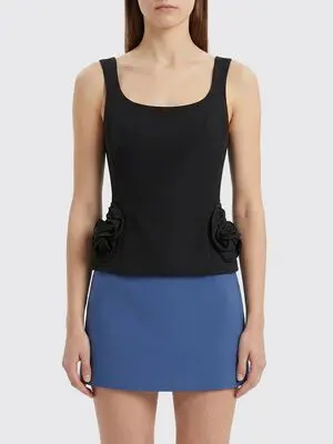 Magda Butrym Cotton And Silk Top - Black