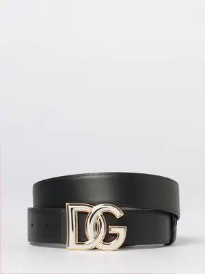 Dolce & Gabbana Grained Leather Belt