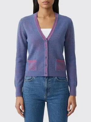 MAISON MARGIELA Virgin Wool Cardigan - Blue