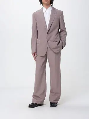 Dolce & Gabbana Single Breasted Wool Blazer - Brown