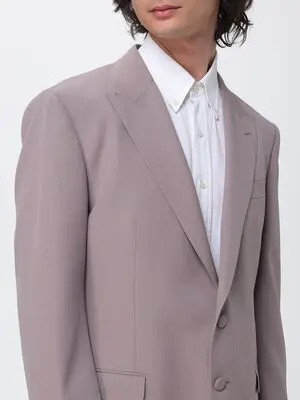 Dolce & Gabbana Single Breasted Wool Blazer - Brown