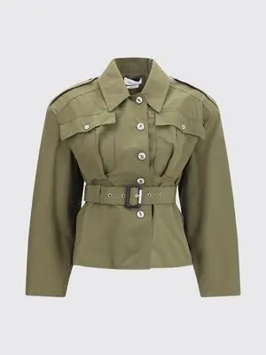 Alexander McQueen Belted Cotton-blend Shirt Jacket With Epaulettes And Patch Pockets