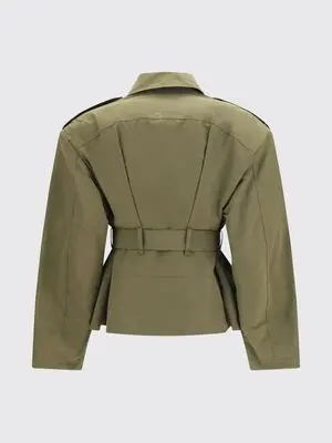 Alexander McQueen Belted Cotton-blend Shirt Jacket With Epaulettes And Patch Pockets