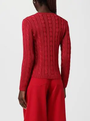 Ralph Lauren Cable Knit Crewneck Sweater - Red