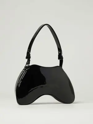 DIESEL® Play Shoulder Bag In Patent Faux Leather