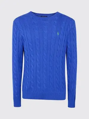 Polo Ralph Lauren Cable Knit Jumper - Blue 1