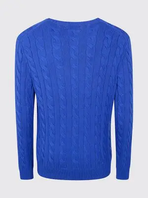 Polo Ralph Lauren Cable Knit Jumper - Blue 1