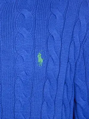 Polo Ralph Lauren Cable Knit Jumper - Blue 1