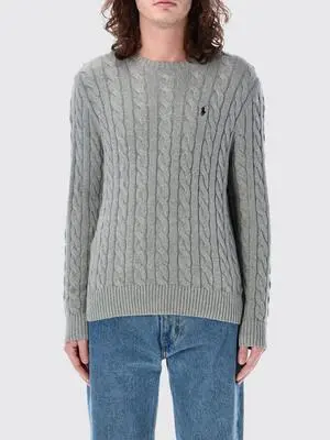 Polo Ralph Lauren Cable Knit Crewneck Jumper - Grey