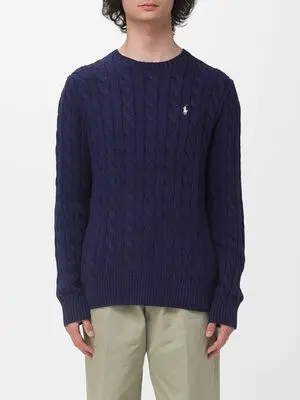 Polo Ralph Lauren Cable Knit Crewneck Jumper - Navy