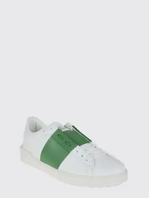 Valentino Garavani Open Leather Sneakers - White