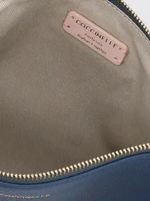 COCCINELLE Best Grained Leather Clutch - Blue