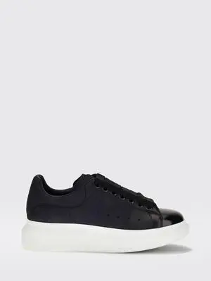 Alexander McQueen Oversize Low-top Calfskin Sneakers With Chunky Sole - Blue