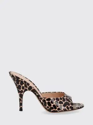GIANVITO ROSSI Sofia Animal Print Leather Mules - Multicolor