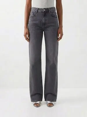 Patrizia Pepe Denim Straight Jeans - Grey