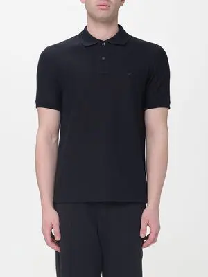 Emporio Armani Cotton Polo Shirt - Blue